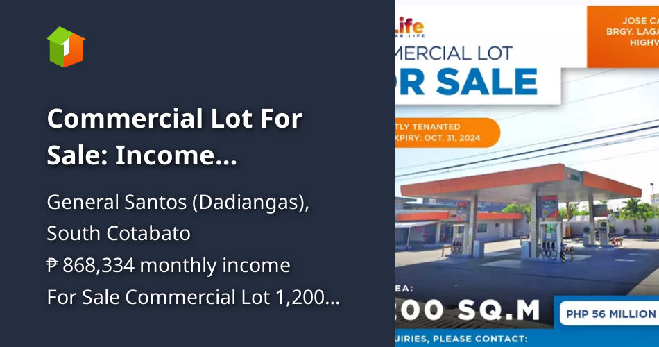 Commercial Lot For Sale: Income Generating [Lots 🚜] (October 2025) in ...