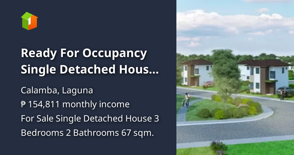 Ready For Occupancy Single Detached House For Sale in Southdale Setting Nuvali by Avida Land ...