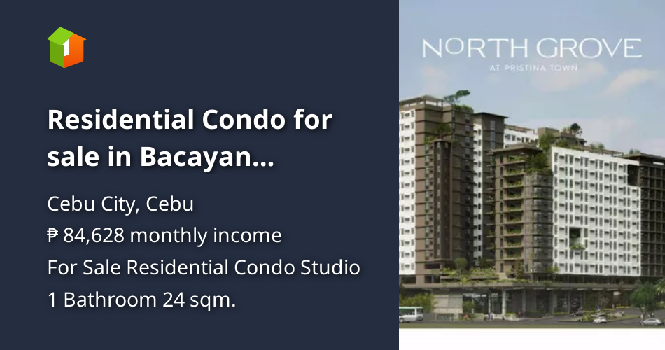 Residential Condo for sale in Bacayan Talamban Cebu [Condos 🏙️] (May ...