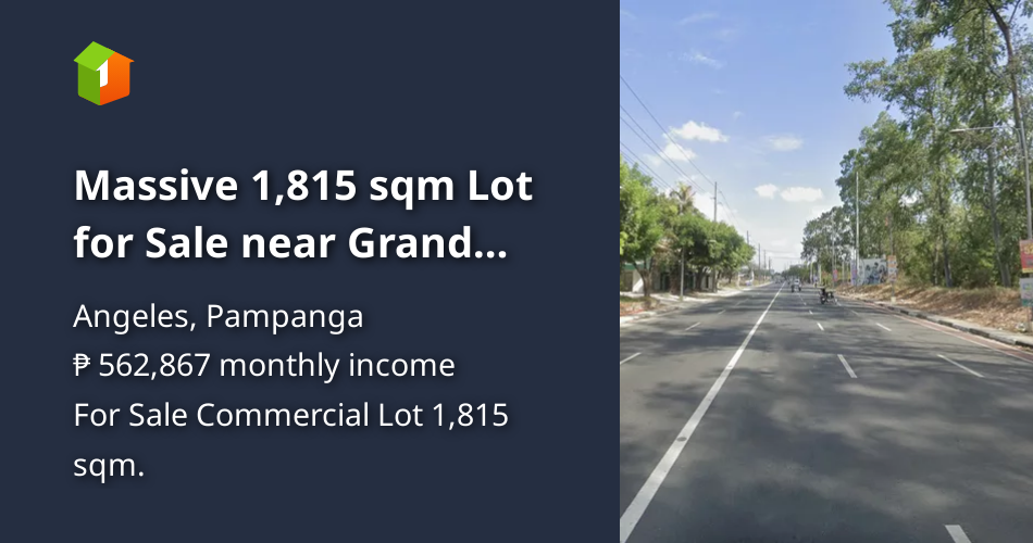 Massive 1,815 sqm Lot for Sale near Grand Palazzo Royal, Angeles City - Price Reduced! [Lots 🚜 ...