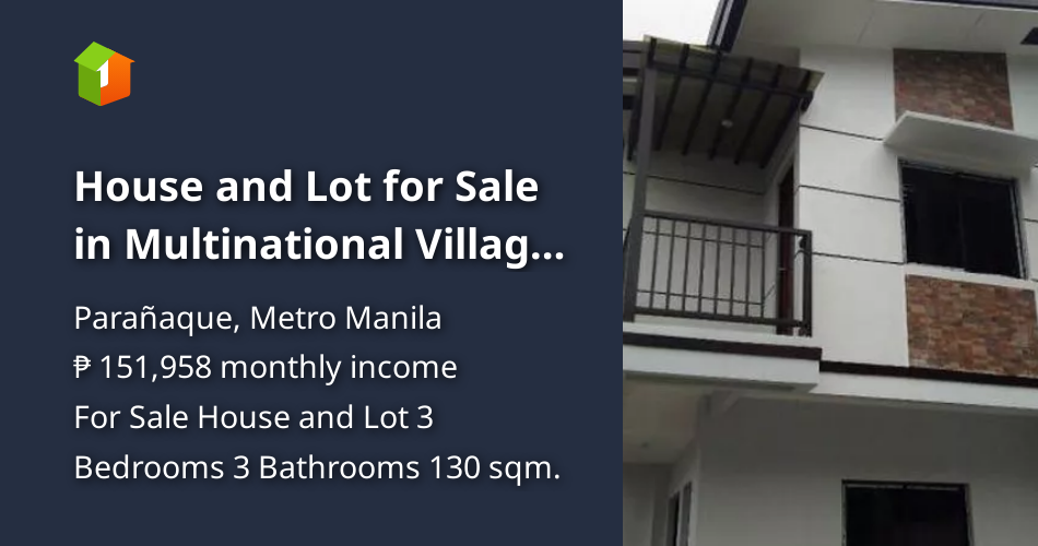 House and Lot for Sale in Multinational Village Paranaque Furnished ...