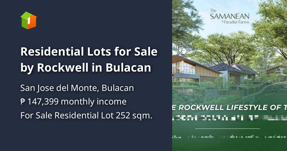 Residential Lots for Sale by Rockwell in Bulacan [Lots 🚜] (May 2026) in ...