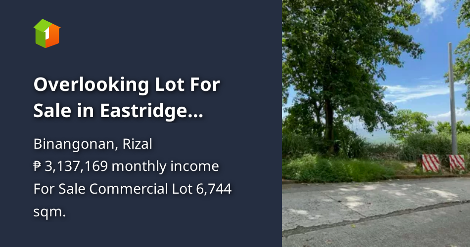 Overlooking Lot For Sale in Eastridge Binangonan [Lots 🚜] (February ...