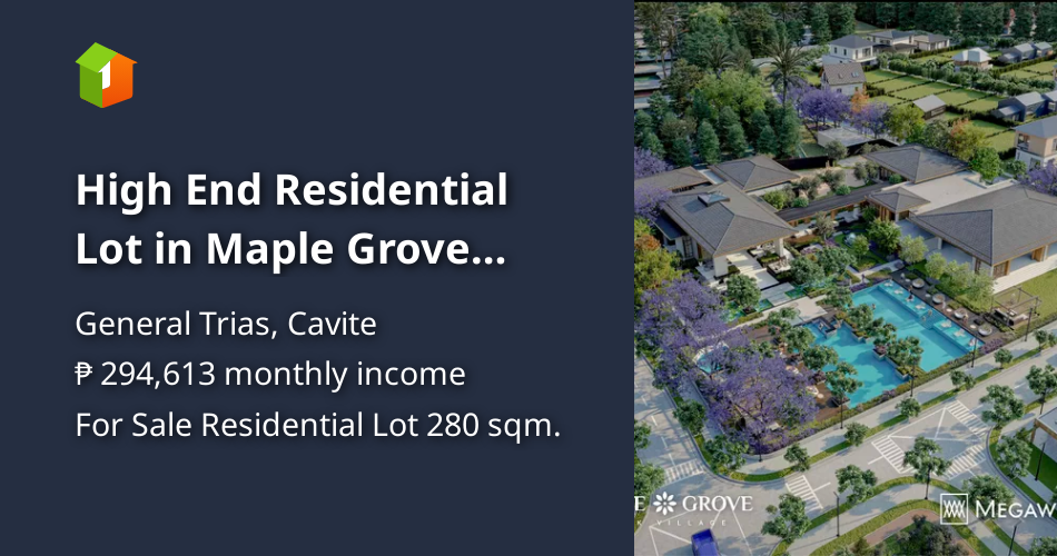High End Residential Lot in Maple Grove General Trias Cavite [Lots 🚜 ...