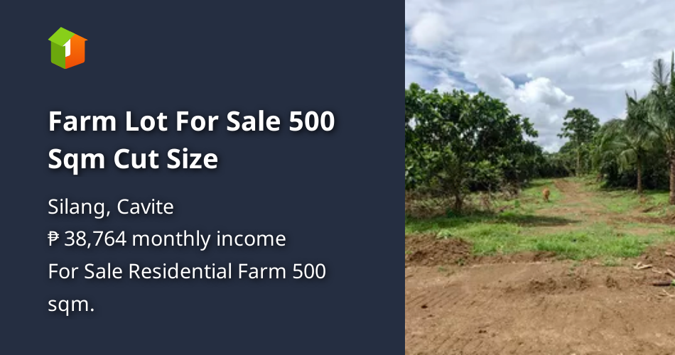 Farm Lot For Sale 500 Sqm Cut Size [Lots 🚜] (June 2026) in Silang ...