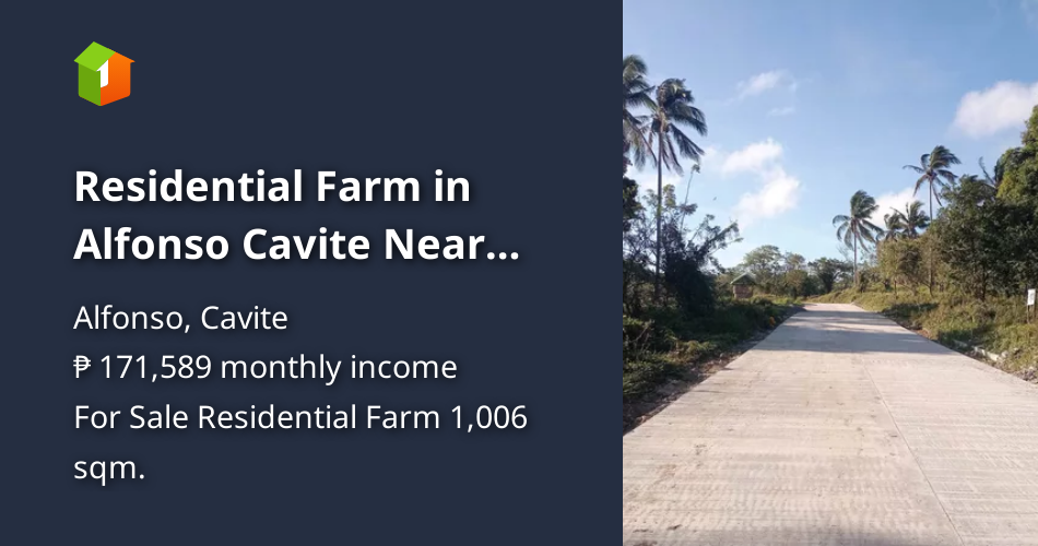 Residential Farm in Alfonso Cavite Near Tagaytay [Lots 🚜] (June 2025) in Alfonso, Cavite for sale