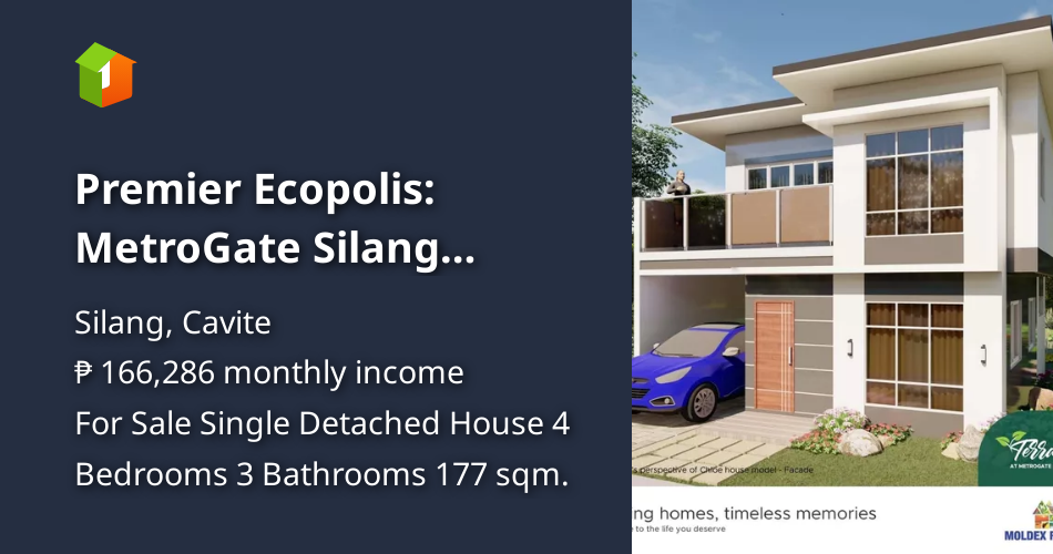 Premier Ecopolis: MetroGate Silang Estates in Cavite [Houses and Lots 🏘 ...
