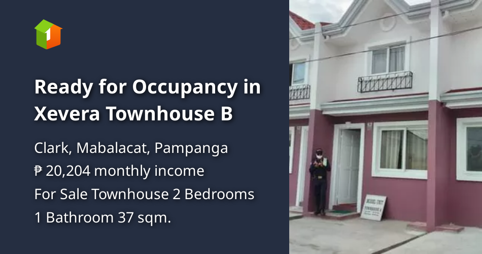 Ready for Occupancy in Xevera Townhouse B [Houses and Lots 🏘️ ...