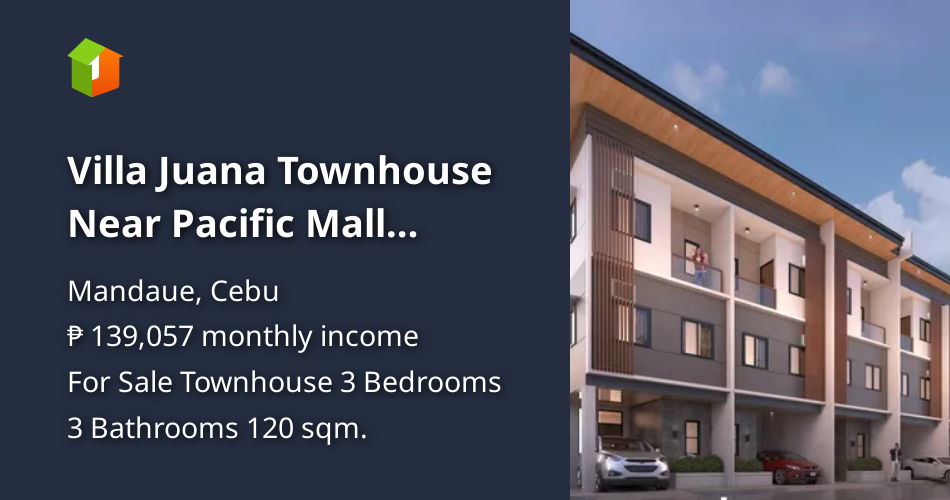Villa Juana Townhouse Near Pacific Mall Mandaue City For Sale [Houses ...