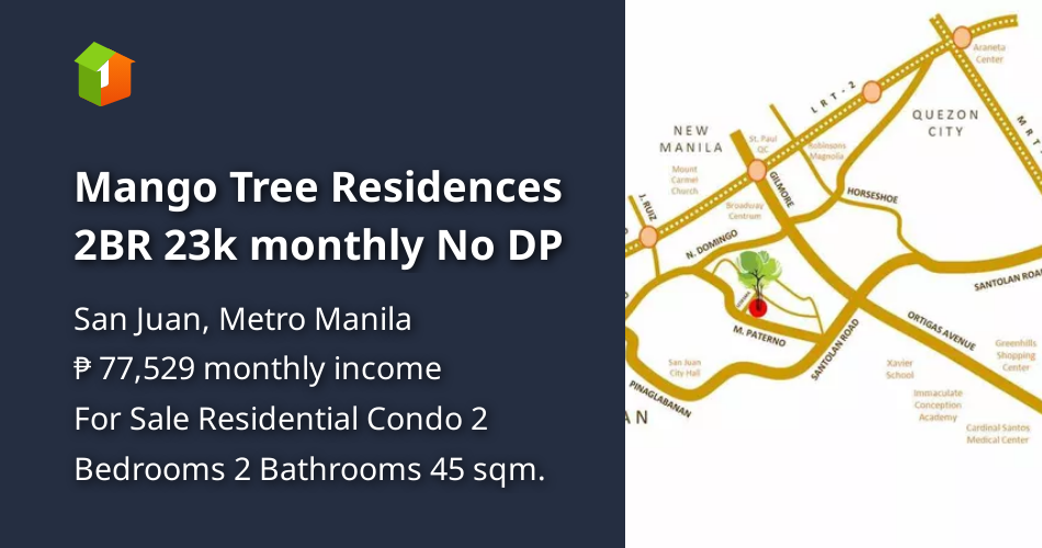 Mango Tree Residences 2BR 23k monthly No DP [Condos 🏙️] (September 2025) in San Juan, Metro ...