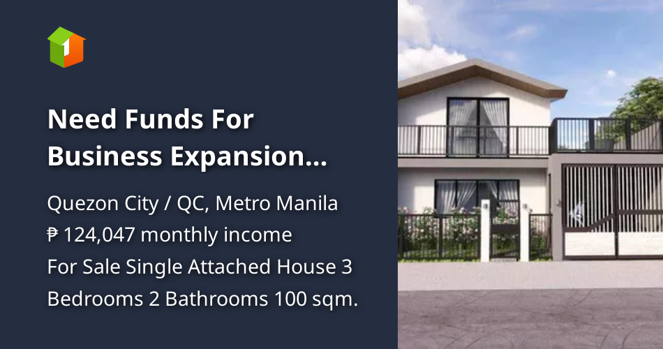 Need Funds For Business Expansion Especially in Real State and Private ...
