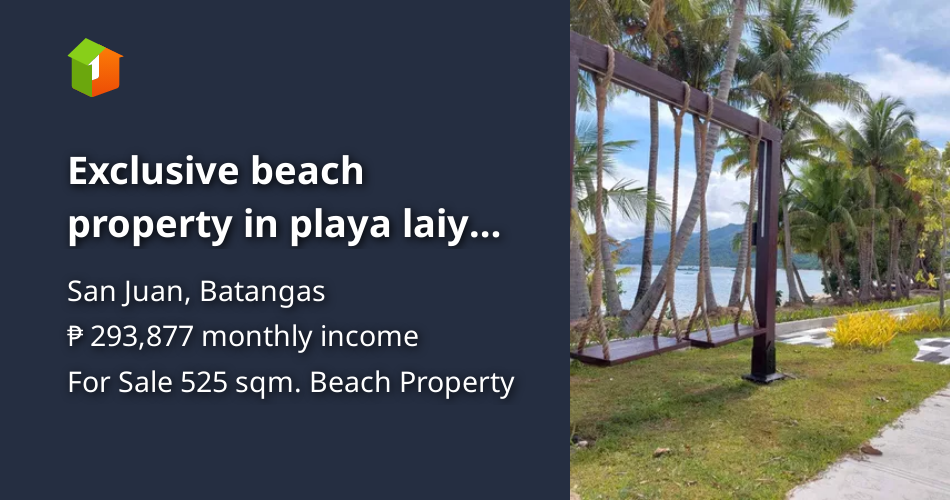 Exclusive beach property in playa laiya Exclusive Coastal Community in ...