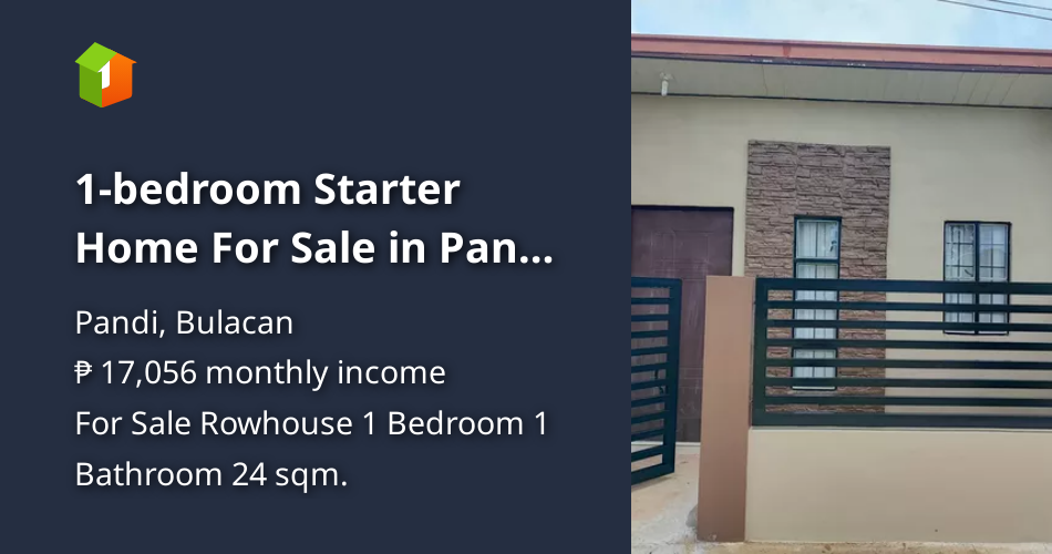 1-bedroom Starter Home For Sale in Pandi Bulacan [Houses and Lots 🏘️ ...