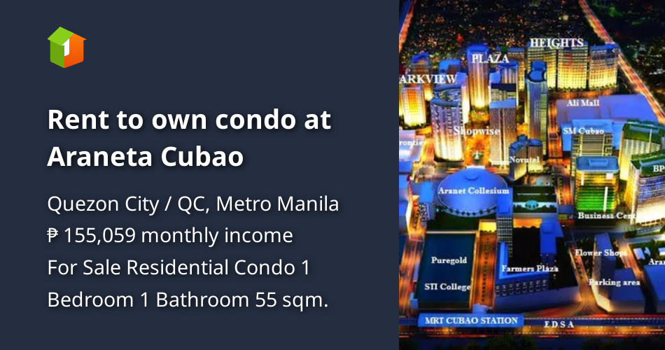 Rent to own condo at Araneta Cubao [Condos 🏙️] (September 2022) in ...