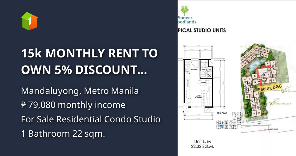 15k MONTHLY RENT TO OWN 5% DISCOUNT NEAR SM MEGAMALL [Condos 🏙️] (July ...