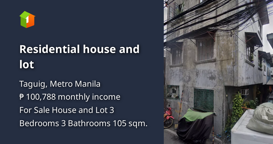 Residential house and lot [Houses and Lots 🏘️] (July 2025) in Taguig ...