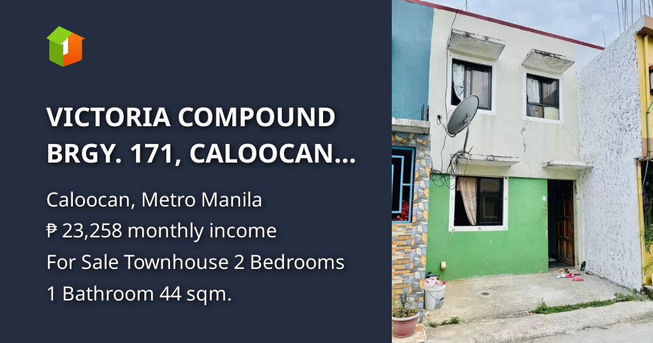 VICTORIA COMPOUND BRGY. 171, CALOOCAN CITY [Houses and Lots 🏘️ ...