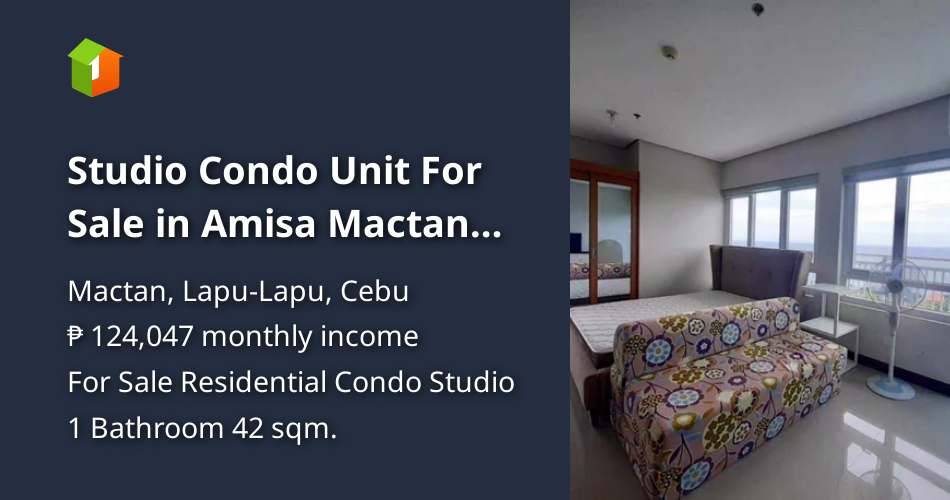 Studio Condo Unit For Sale in Amisa Mactan Lapu Lapu City [Condos 🏙️ ...