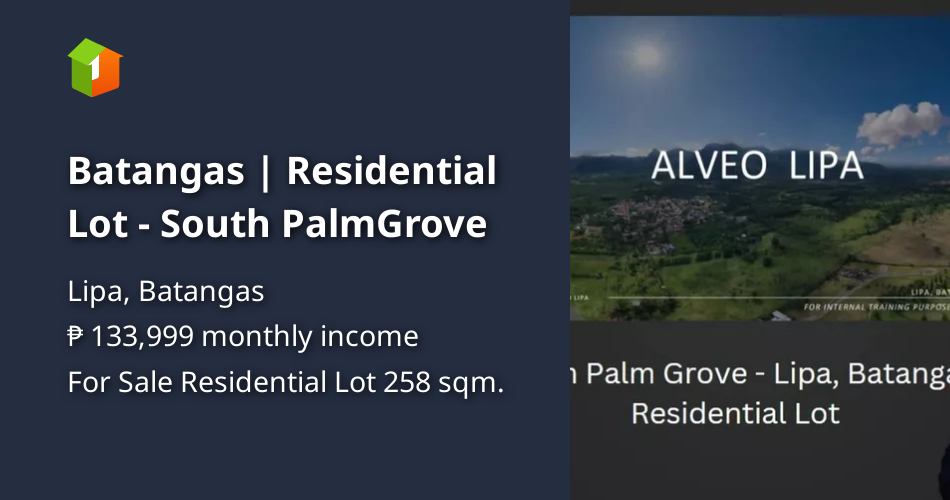 Batangas | Residential Lot - South PalmGrove [Lots 🚜] (October 2023) in Lipa, Batangas for sale