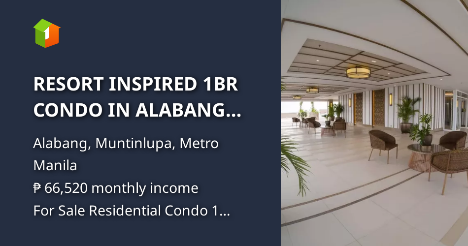 RESORT INSPIRED 1BR CONDO IN ALABANG ATHERNON RESIDENCES [Condos 🏙️ ...