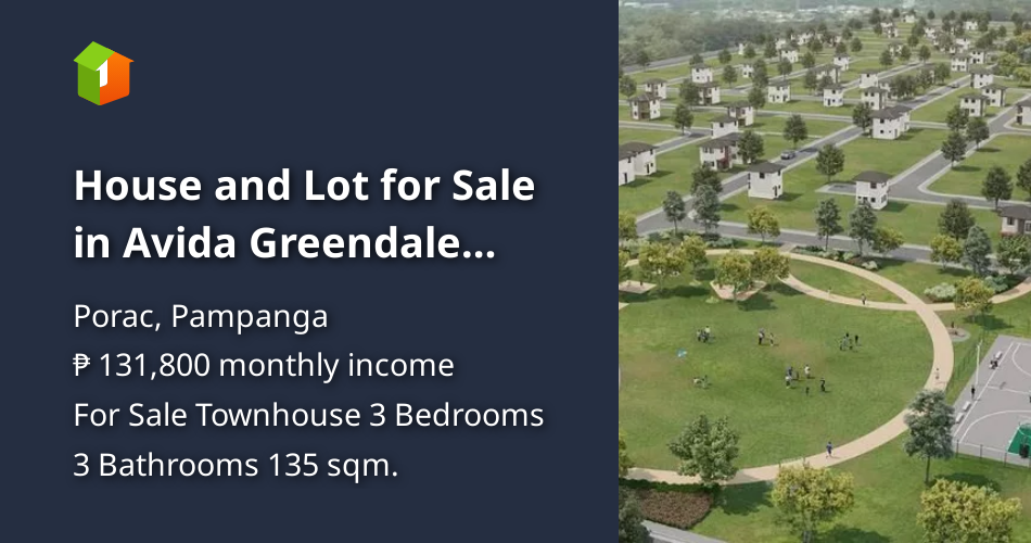 House and Lot for Sale in Avida Greendale Settings Alviera [Houses and ...