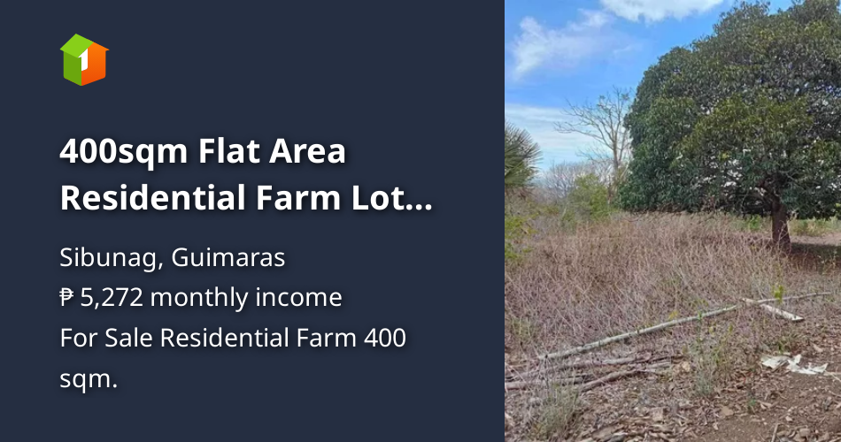 400sqm Flat Area Residential Farm Lot near Circumferential Road in ...