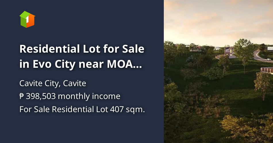 Residential Lot for Sale in Evo City near MOA POGO offices [Lots 🚜 ...