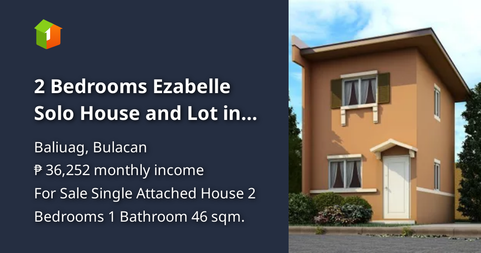 2 Bedrooms Ezabelle Solo House and Lot in Lessandra Baliwag [Houses and ...