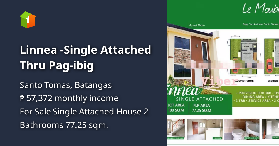 Linnea -Single Attached Thru Pag-ibig [Houses and Lots 🏘️] (December ...