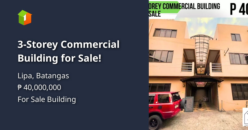 3-Storey Commercial Building for Sale! [Commercial Properties 🏭] (July ...