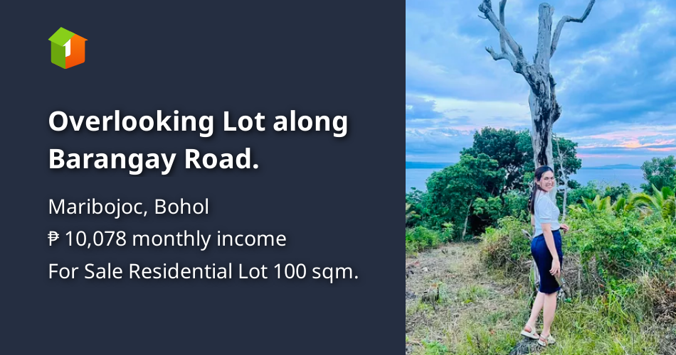 Overlooking Lot along Barangay Road. [Lots 🚜] (July 2023) in Maribojoc ...