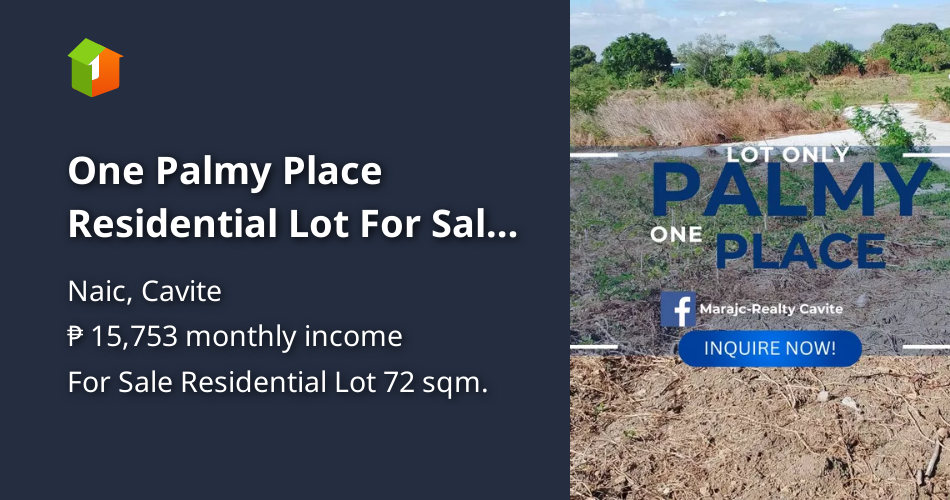 One Palmy Place Residential Lot For Sale in Naic Cavite [Lots 🚜] (April ...