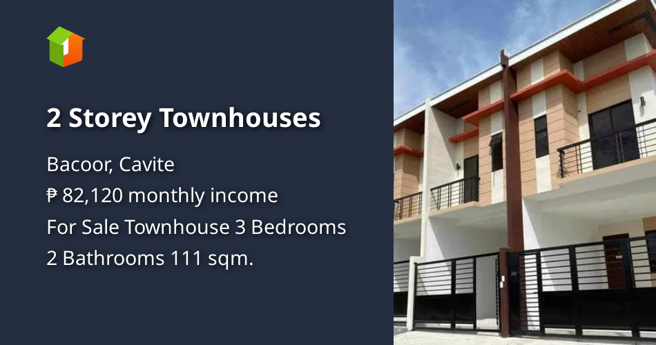 2 Storey Townhouses [Houses and Lots 🏘️] (August 2023) in Bacoor ...