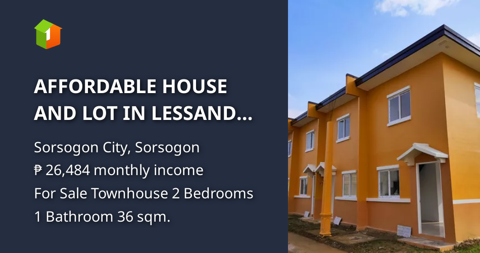 AFFORDABLE HOUSE AND LOT IN LESSANDRA SORSOGON 2 BEDROOMS [Houses and ...