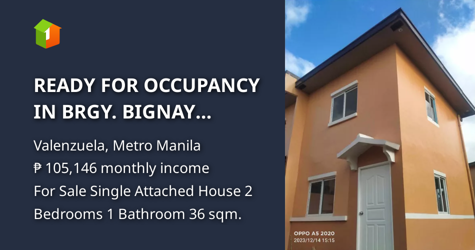 READY FOR OCCUPANCY IN BRGY. BIGNAY VALENZUELA CITY [Houses and Lots 🏘️ ...