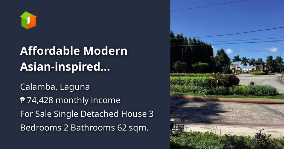 Affordable Modern Asian-inspired Preselling House and Lot for Sale ...