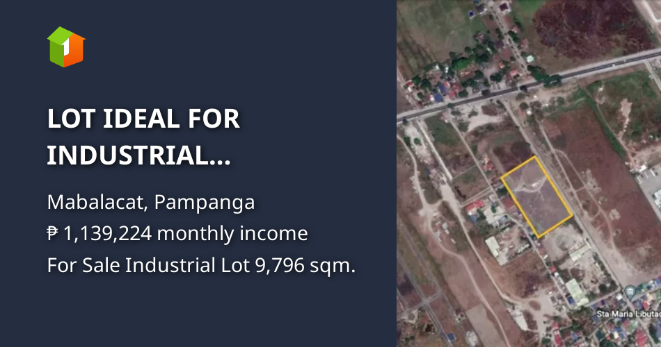 LOT IDEAL FOR INDUSTRIAL DEVELOPMENT IN PAMPANGA NEAR STA INES EXIT ...