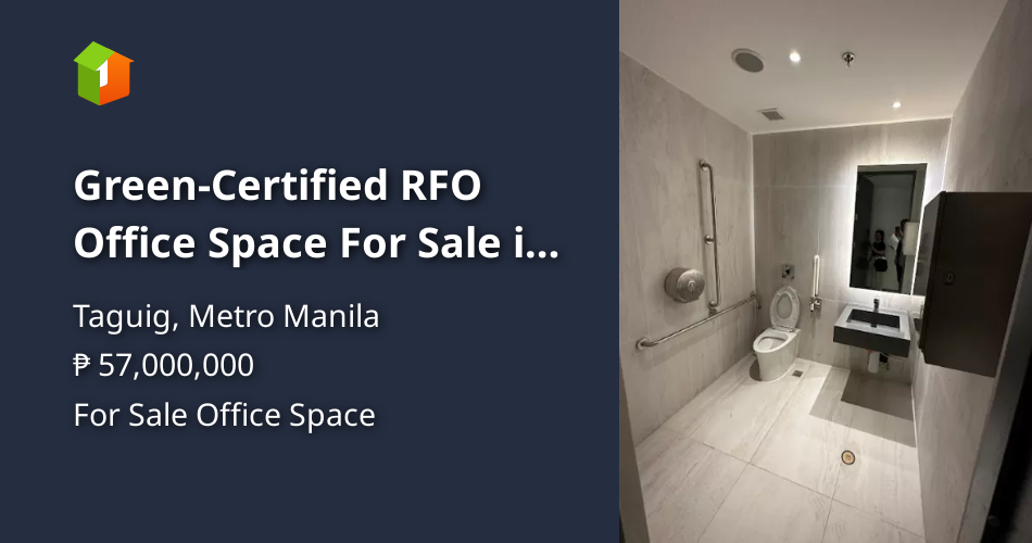 Green-Certified RFO Office Space For Sale in Taguig [Commercial ...