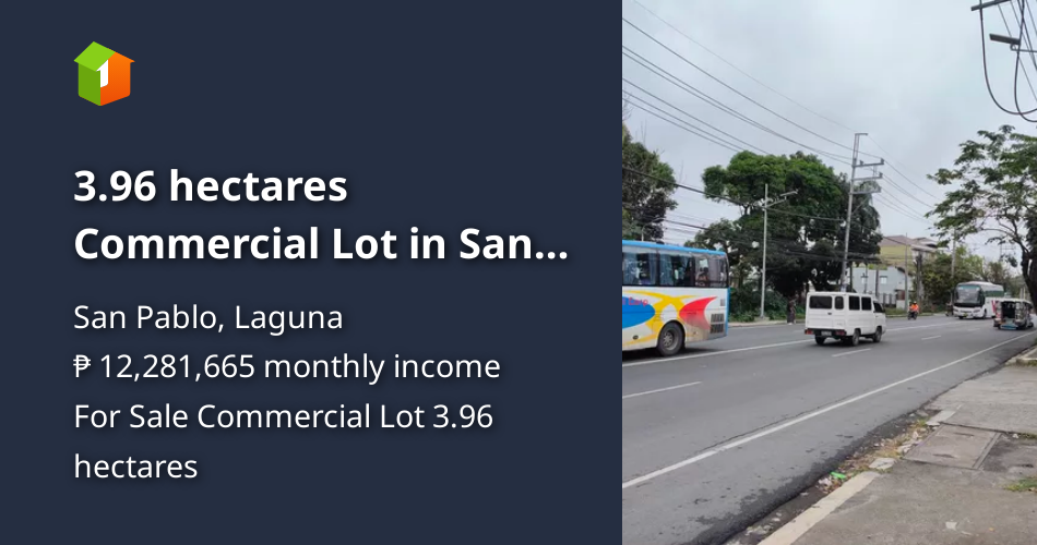 3.96 hectares Commercial Lot in San Pablo City Languna [Lots 🚜] (April ...