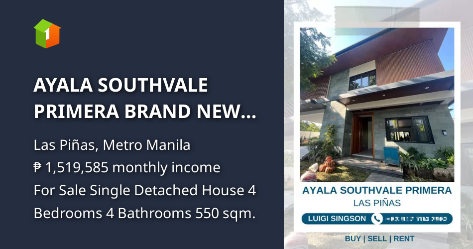 AYALA SOUTHVALE PRIMERA BRAND NEW HOUSE [Houses and Lots 🏘️] (May 2024 ...