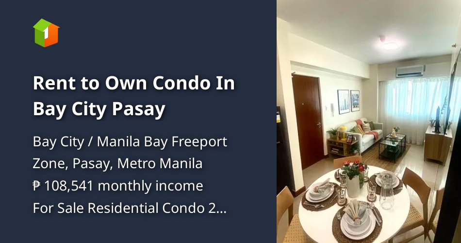 Rent to Own Condo In Bay City Pasay [Condos 🏙️] (April 2025) in Bay ...