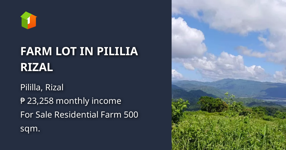 FARM LOT IN PILILIA RIZAL [Lots 🚜] (February 2023) in Pililla, Rizal ...