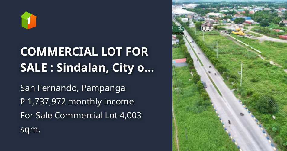 COMMERCIAL LOT FOR SALE : Sindalan, City of San Fernando, Pampanga ...