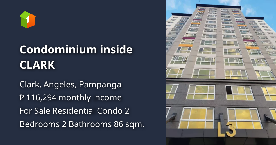 Condominium inside CLARK [Condos 🏙️] (November 2022) in Clark, Angeles ...
