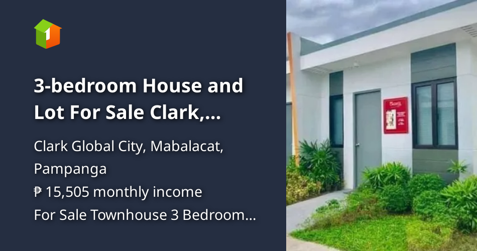 3-bedroom House and Lot For Sale Clark, Mabalacat Pampanga [Houses and ...