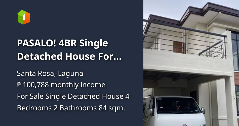 PASALO! 4BR Single Detached House For Sale near Enchanted Kingdom ...