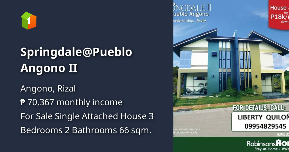 Springdale@Pueblo Angono II [Houses and Lots 🏘️] (October 2020) in ...