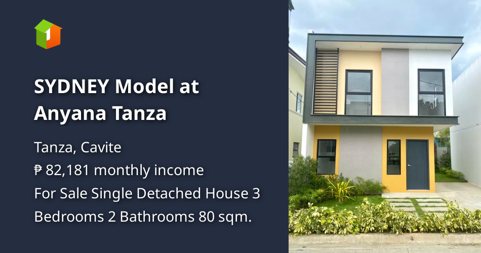 SYDNEY Model at Anyana Tanza [Houses and Lots 🏘️] (March 2025) in Tanza ...
