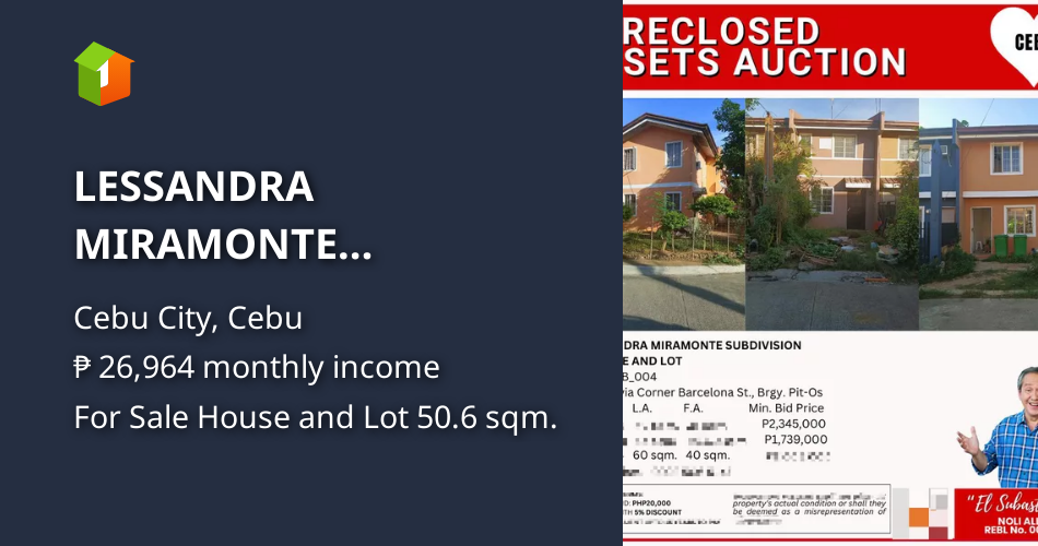 LESSANDRA MIRAMONTE SUBDIVISION 3 HOUSE AND LOT [Houses and Lots 🏘️ ...