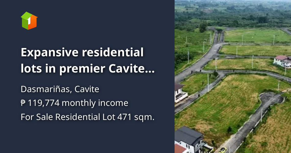 Expansive residential lots in premier Cavite subdivision [Lots 🚜 ...